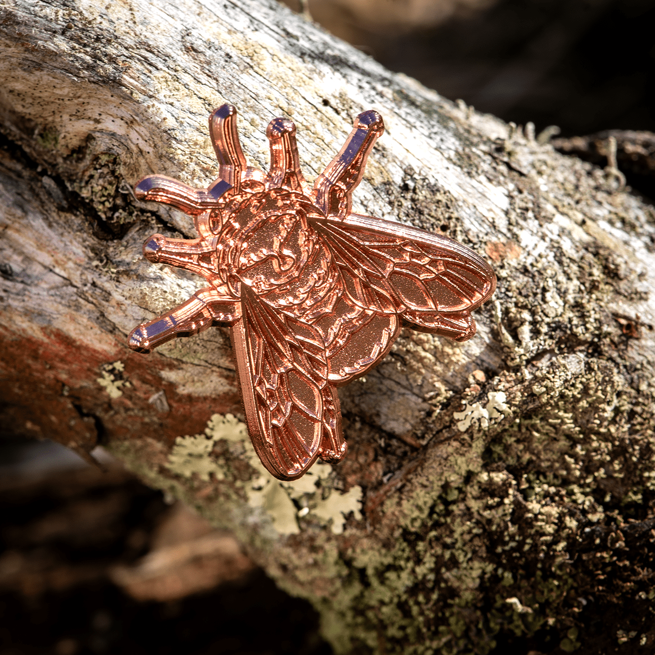 Rusty Patch Bumblebee Pin | Raw for Modding