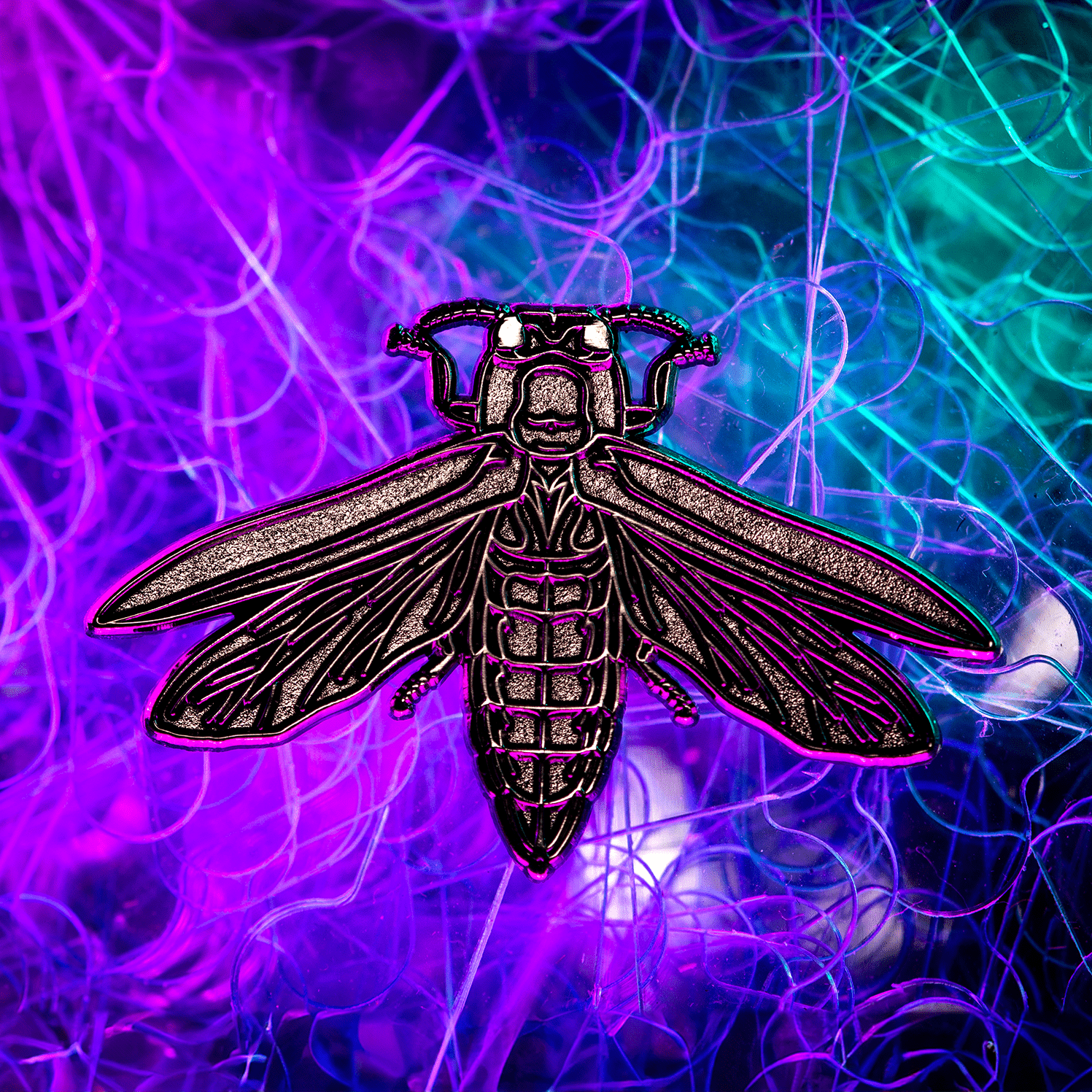 Emerald Ash Borer in Flight Pin | Raw for Modding