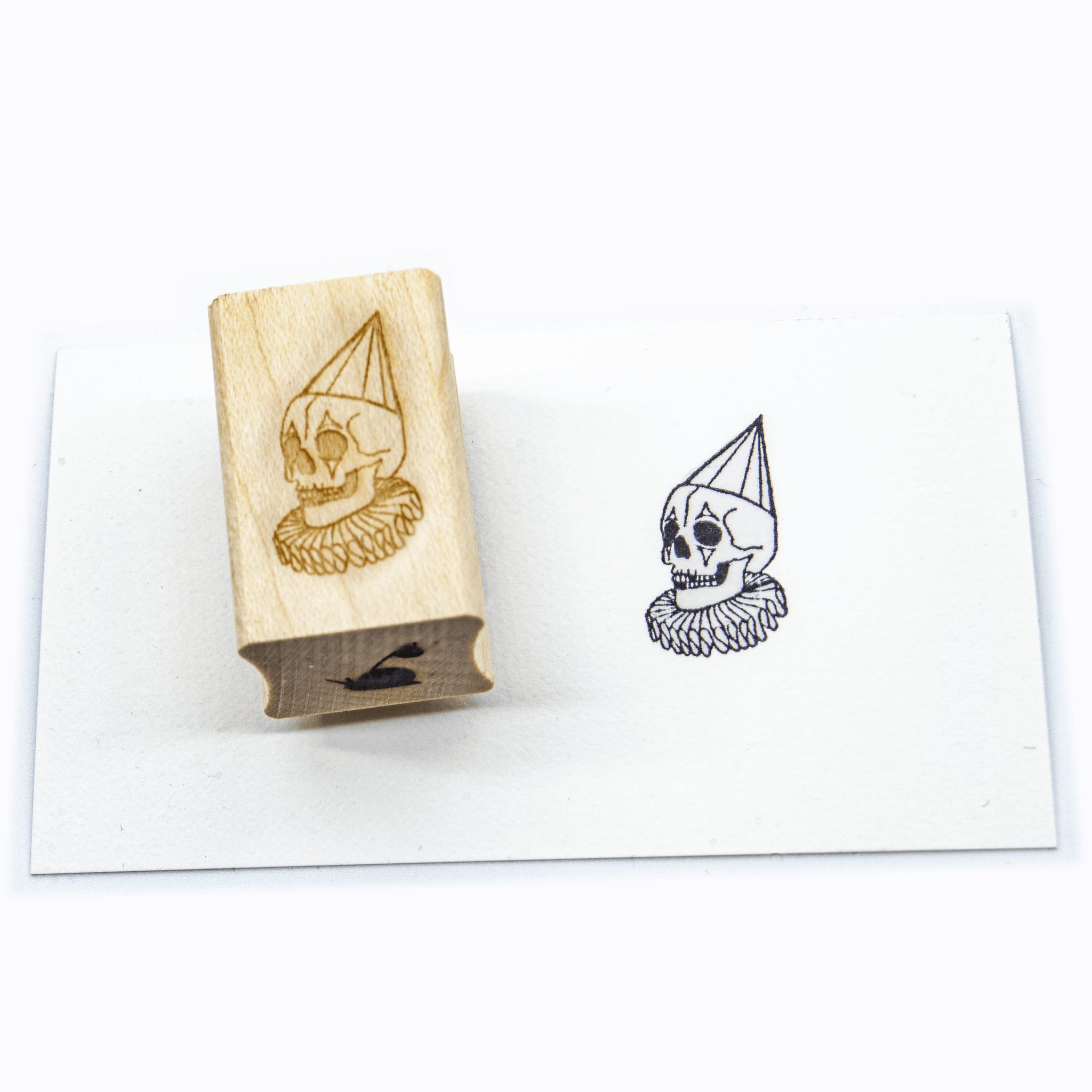 Clown Skull 2 Stamp