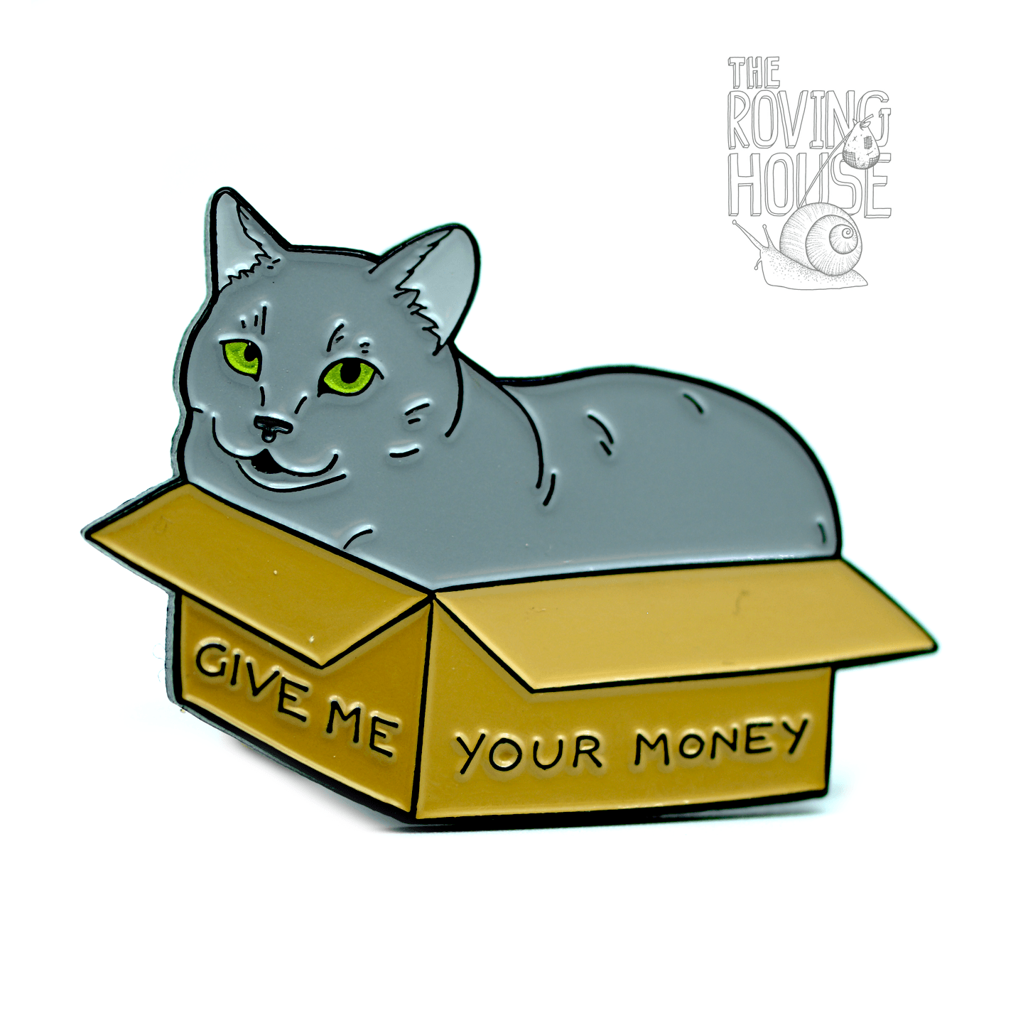 Cat Rolling In Money
