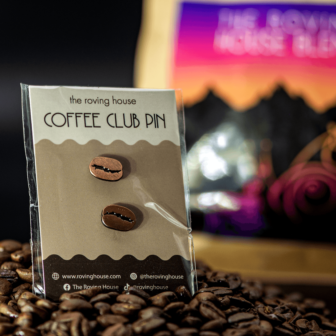 Coffee Beans Pin Set