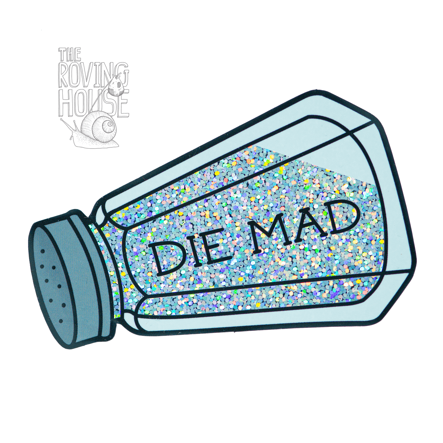 Die Mad Salt Sticker (Glitter)